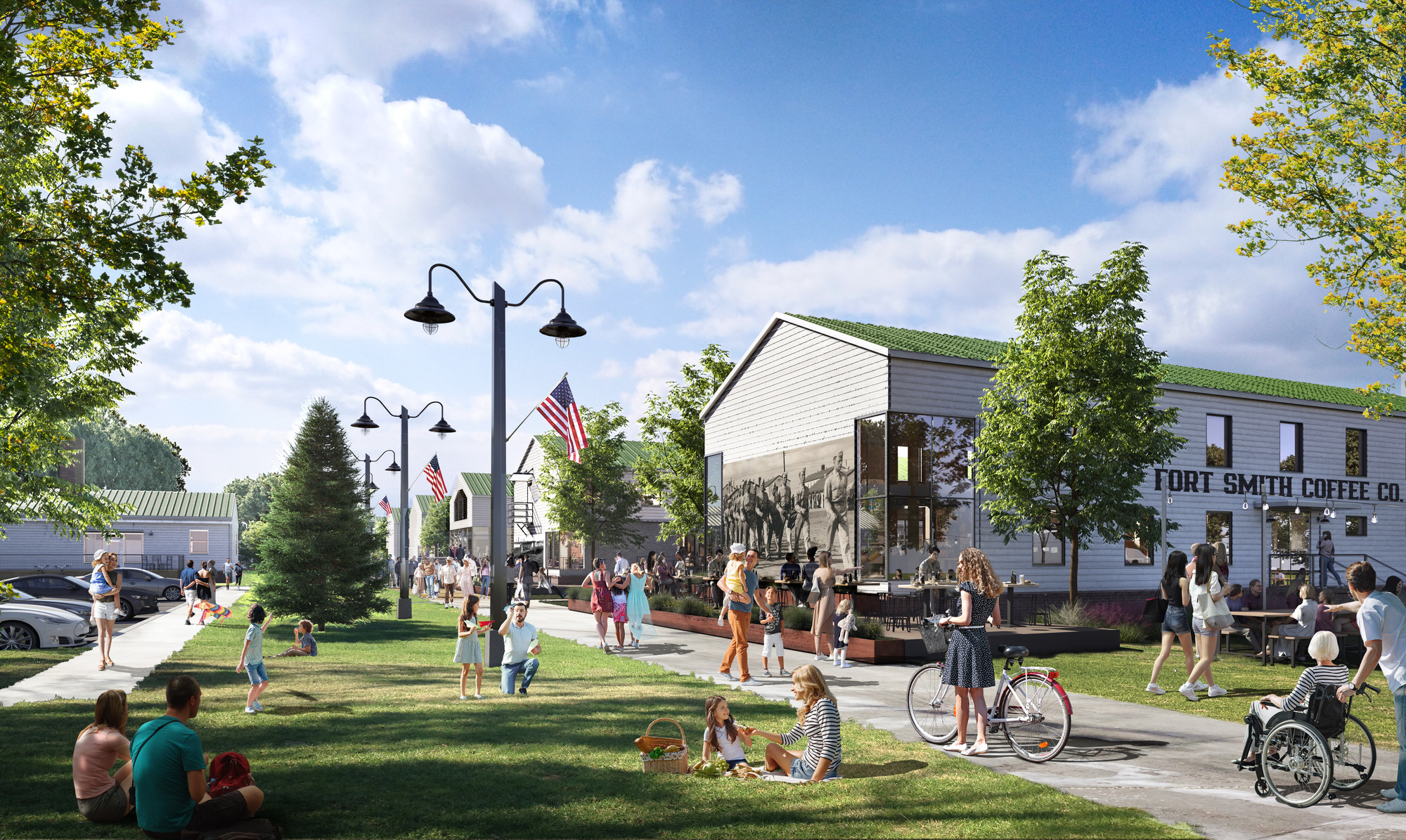 The Barracks at Chaffee | Arkansas Architects | Retail Commercial ...