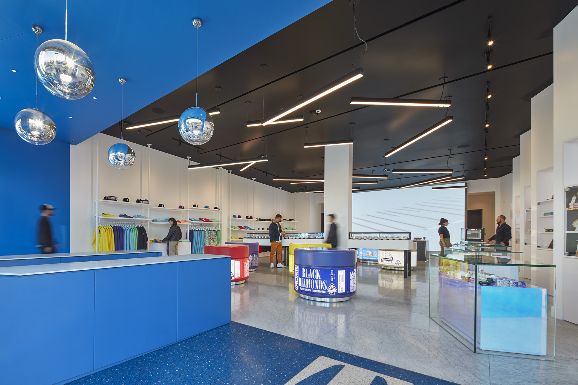 Cannabis Store Interior Design | Color - RDC